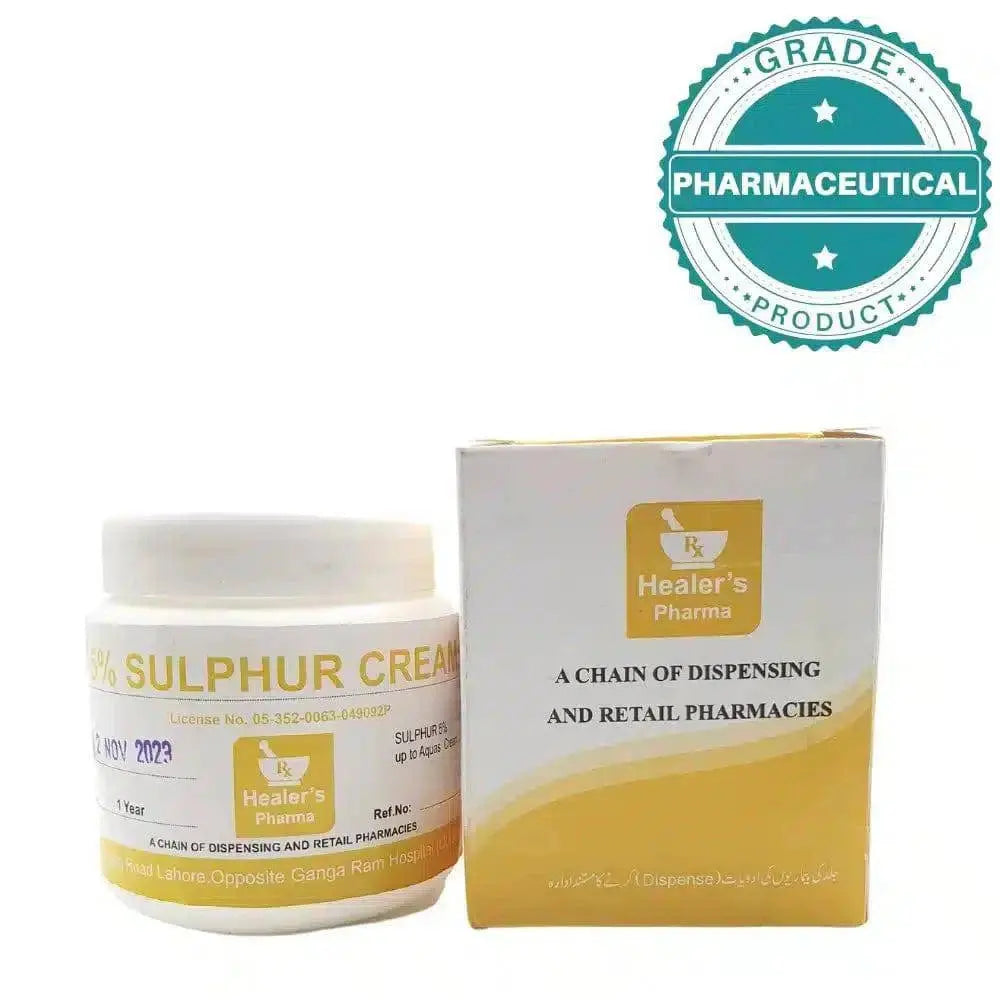 5% SULPHUR CREAM 100mg-DISPENSING ITEMS | dermatologists.pk