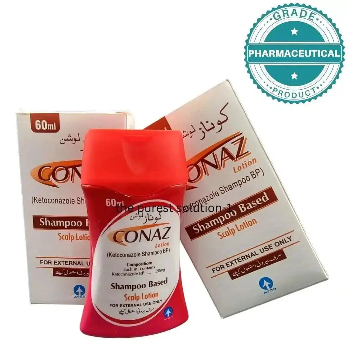 CONAZ SHAMPOO BASED SCALP LOTION 60ml - dermatologists.pk