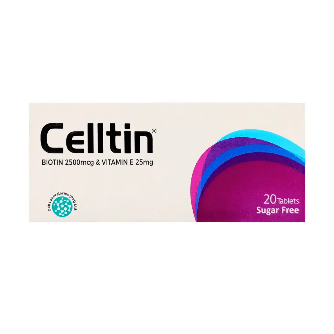 Celltin Sugar-Free Tablets for Hair, Skin & Nails - dermatologists.pk