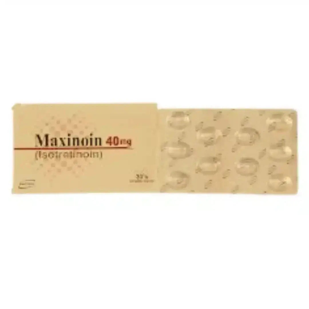 MAXINOIN Capsules 40mg (10 Capsules) - High-Strength Acne Treatment ...