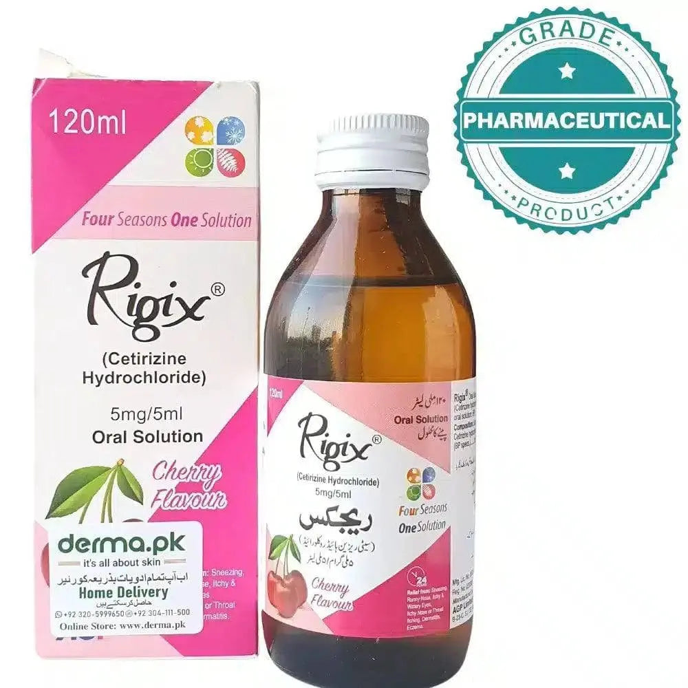RIGIX ORAL SOLUTION 120ml - dermatologists.pk