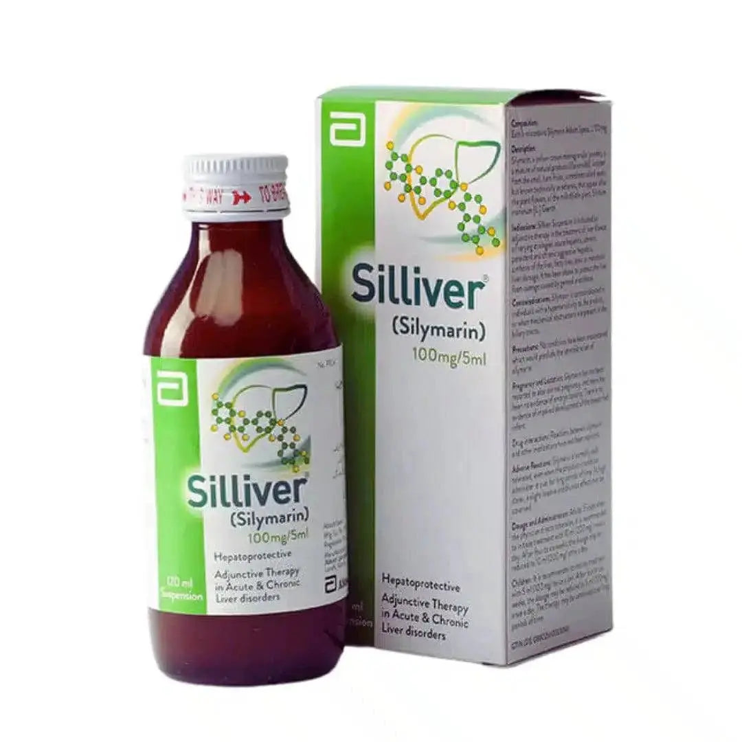Silliver Suspension 120ml (100mg/5ml) - Liver Support - – dermatologists.pk
