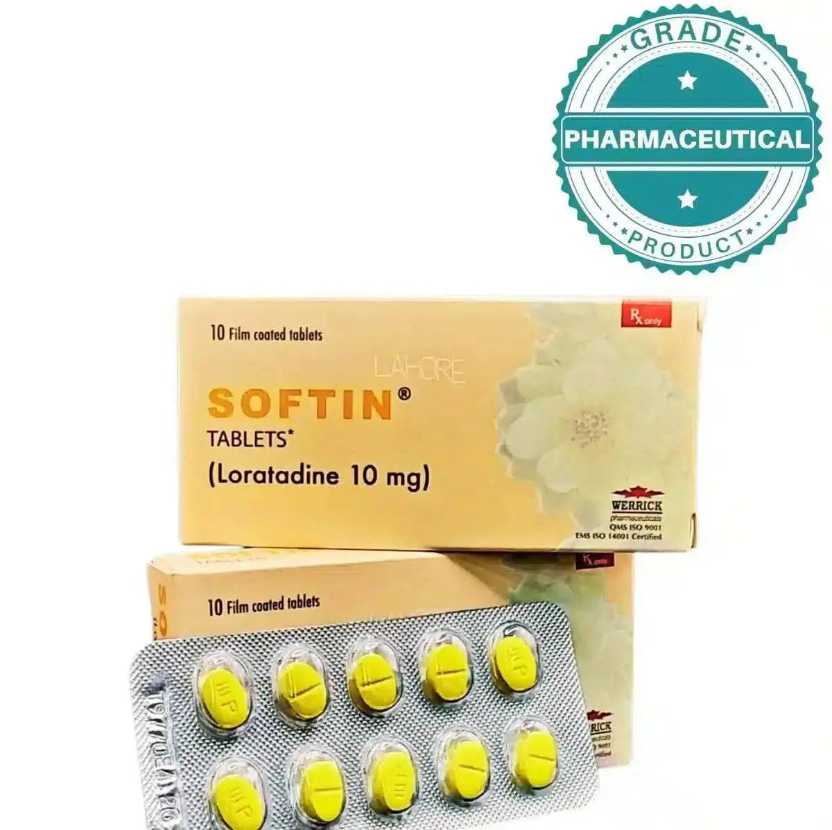 Softin Tablet – Desloratadine 10mg | PACK OF 10 COATED TABLETS ...