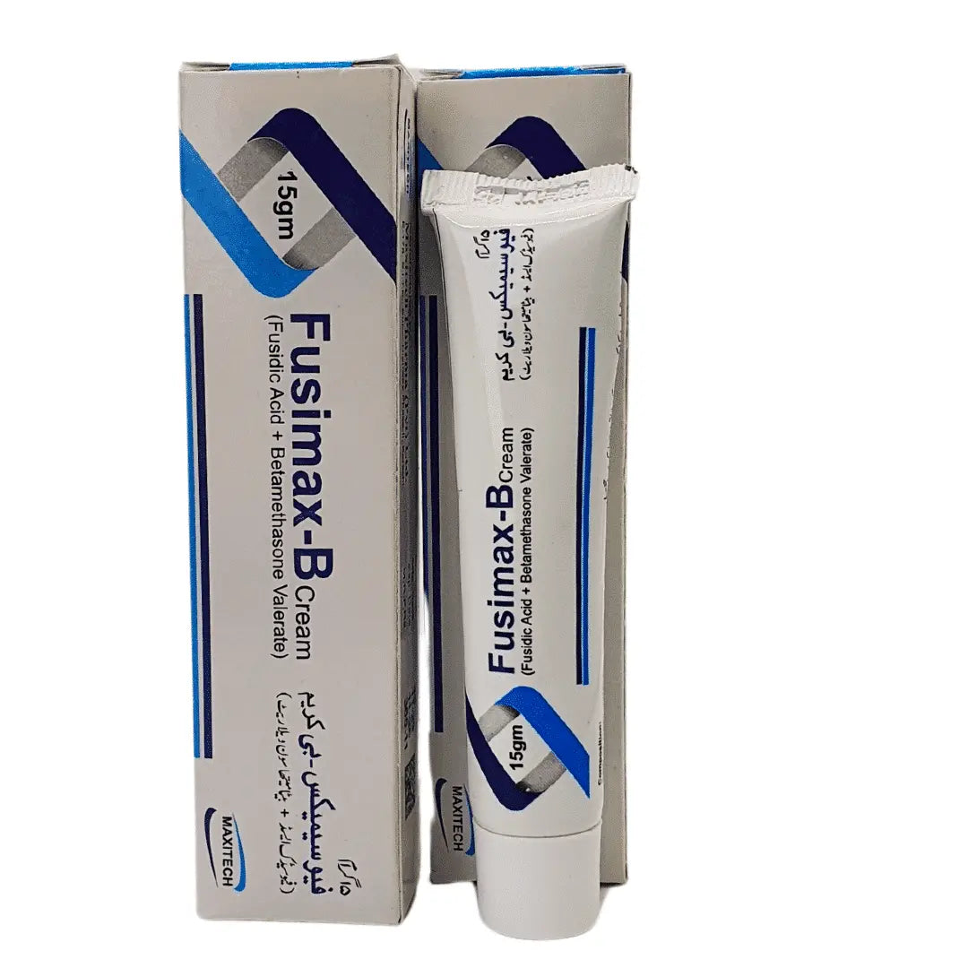 FUSIMAX-B Cream 15gm (Fusidic Acid 2% + Betamethasone Valerate 0.1% ...